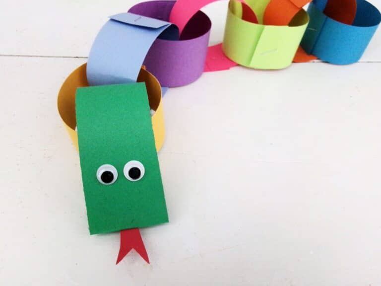 Paper Chain Snake - Kids Activity Zone