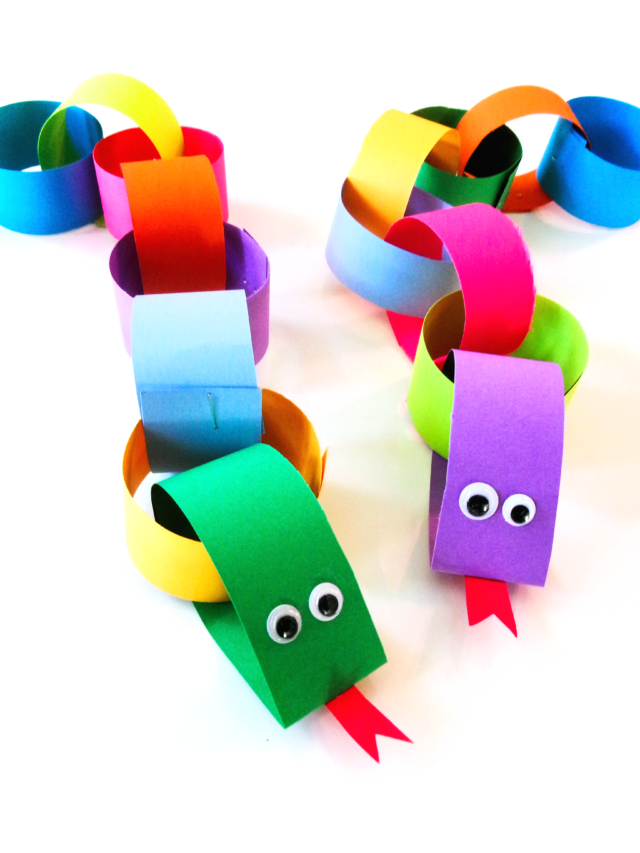 Paper Chain Snake - Kids Activity Zone