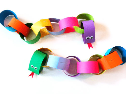 Paper Chain Snake - Kids Activity Zone