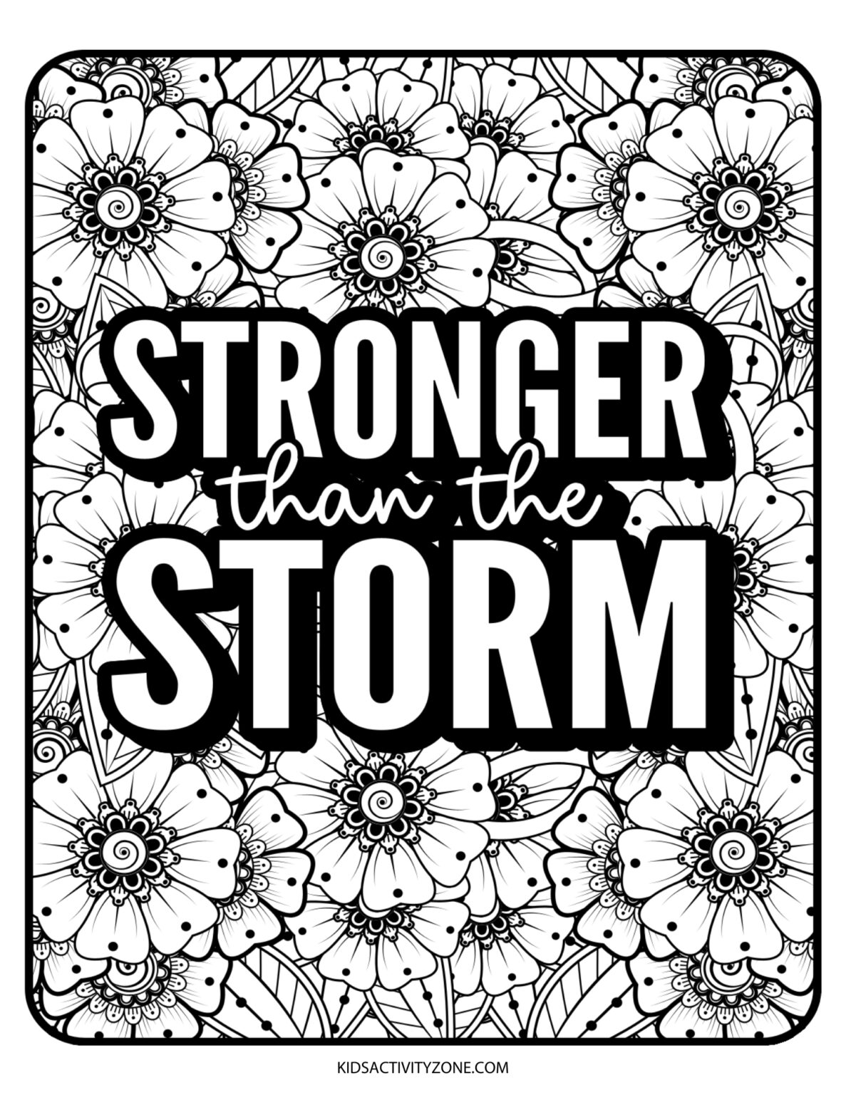 Mindfulness Coloring Pages - Kids Activity Zone