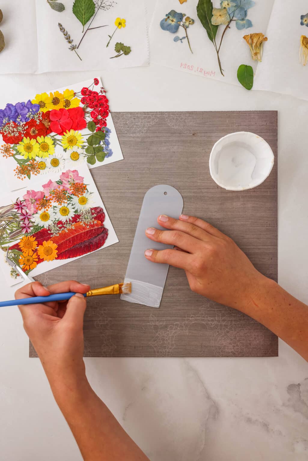 DIY Dried Flower Bookmarks - Kids Activity Zone