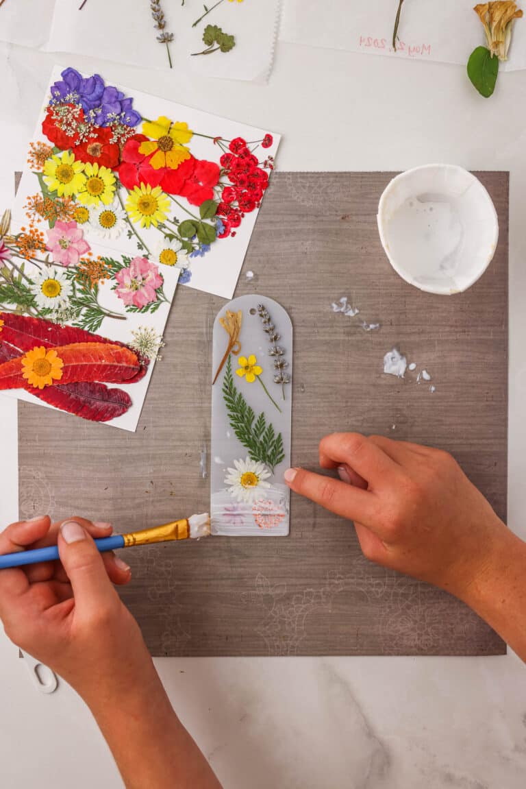 DIY Dried Flower Bookmarks - Kids Activity Zone