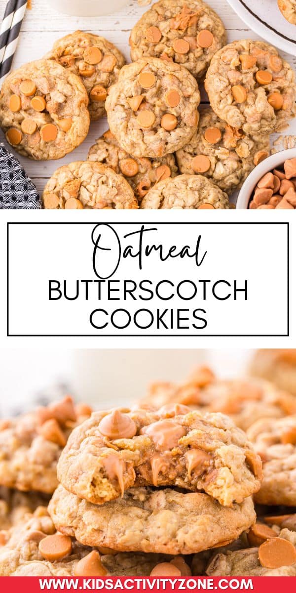 Oatmeal and Butterscotch Cookies - Kids Activity Zone