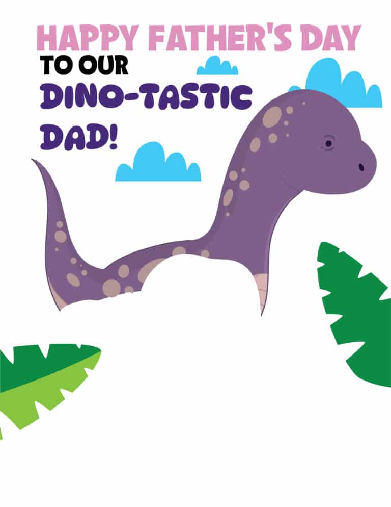 Father's Day Dinosaur Handprint Art - Kids Activity Zone