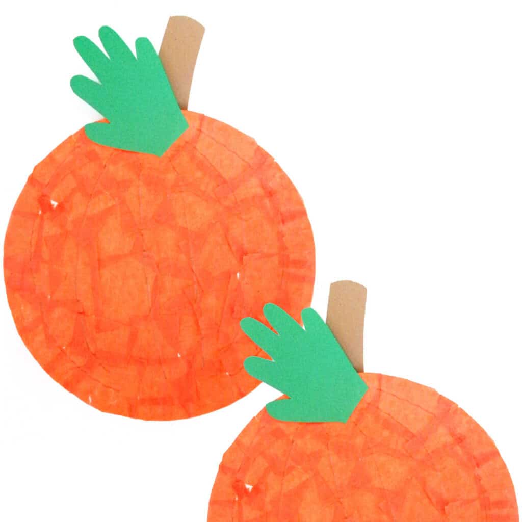 Handprint Pumpkin Craft - Kids Activity Zone