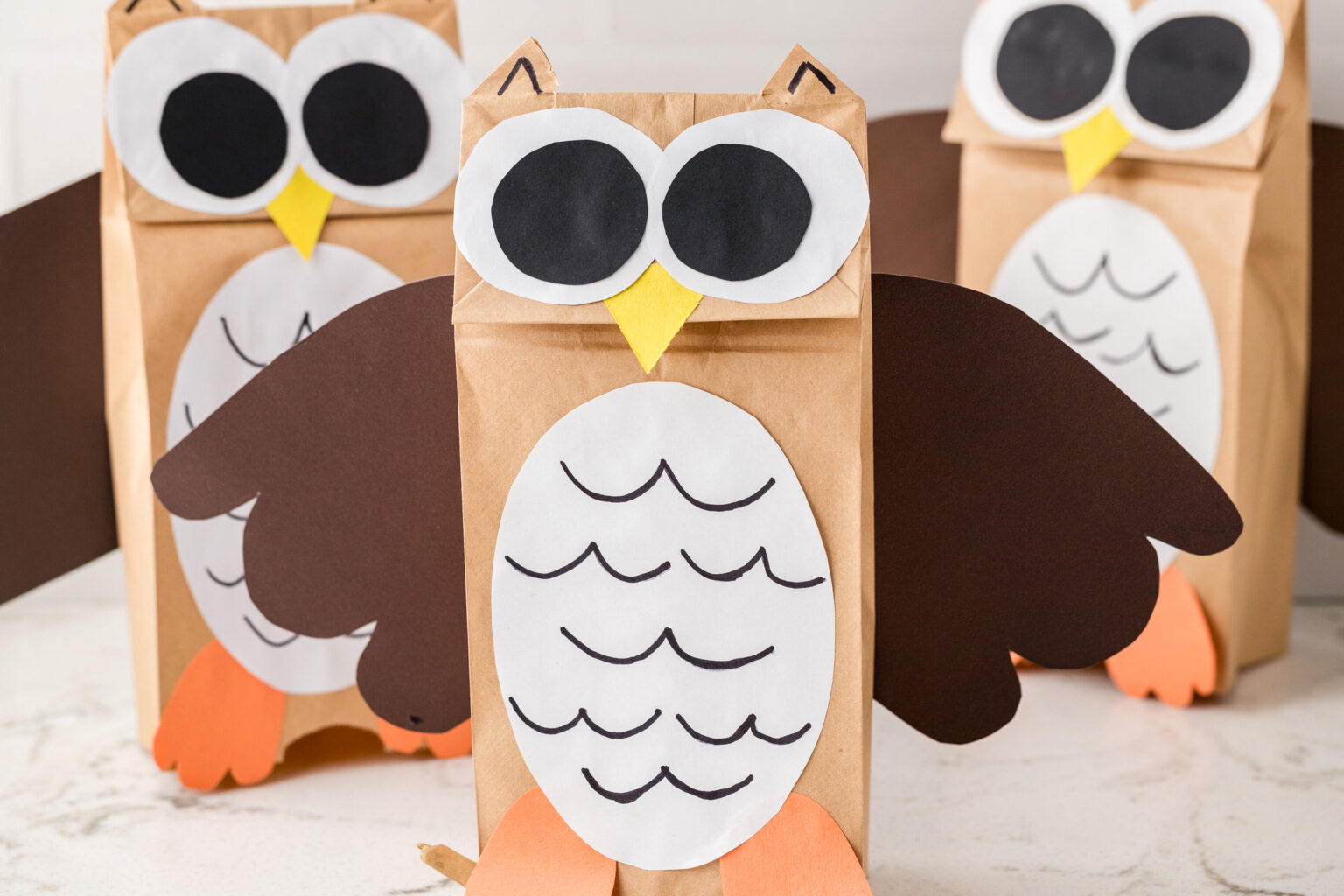 Easy Paper Bag Owl Craft For Kids - Kids Activity Zone
