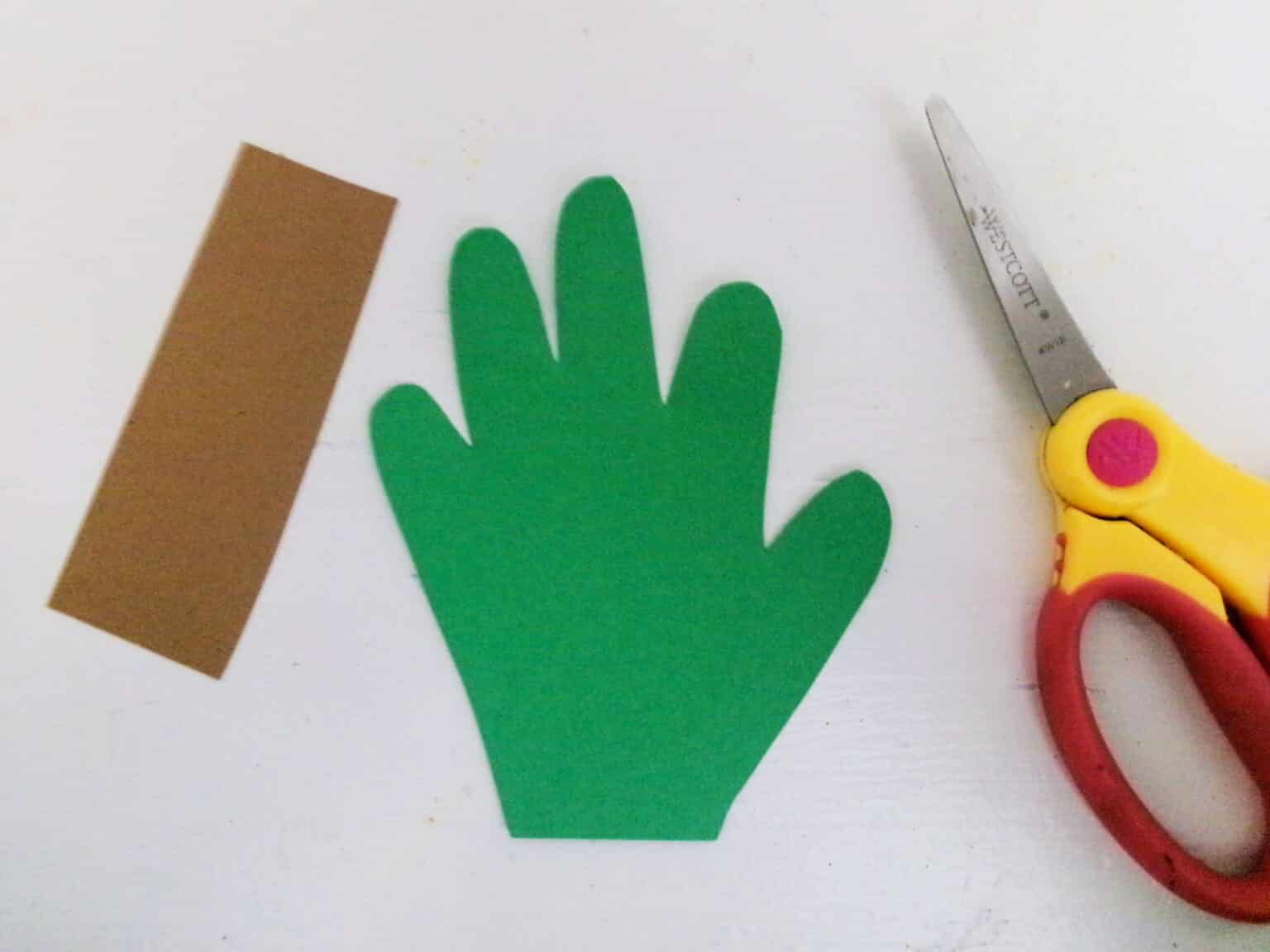 Handprint Pumpkin Craft - Kids Activity Zone