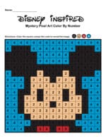 Disney Pixel Art Coloring Pages - Kids Activity Zone