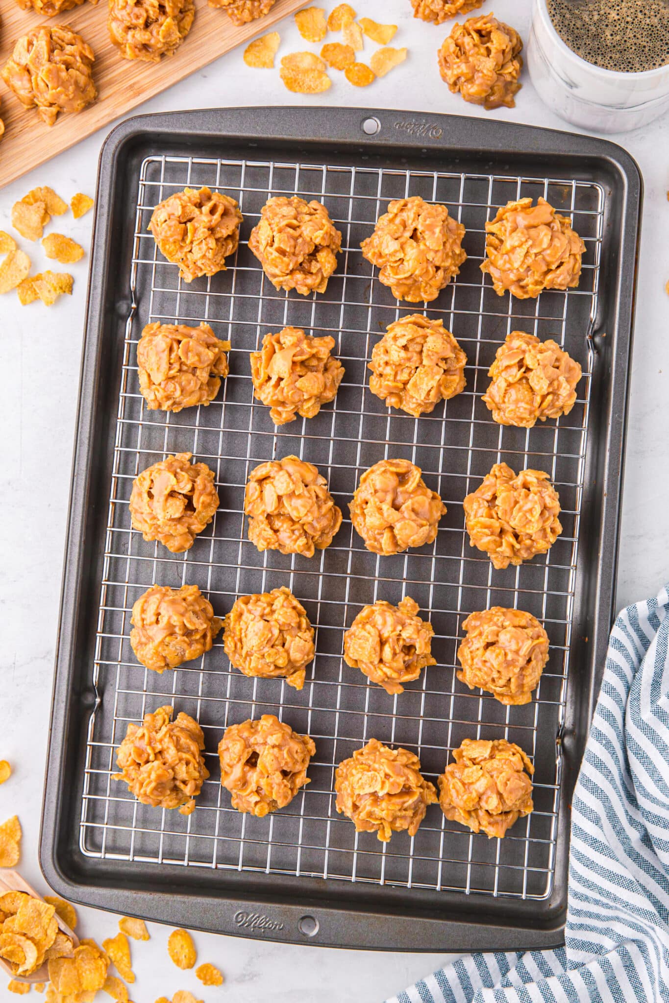 Peanut Butter Cornflake Cookies - Kids Activity Zone