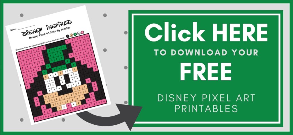Disney Pixel Art Coloring Pages - Kids Activity Zone