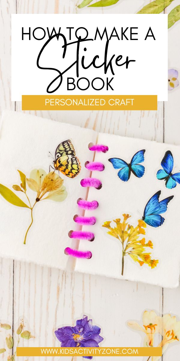 How to Make a Sticker Book - Kids Activity Zone