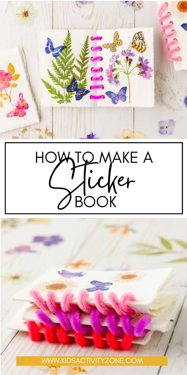 How to Make a Sticker Book - Kids Activity Zone