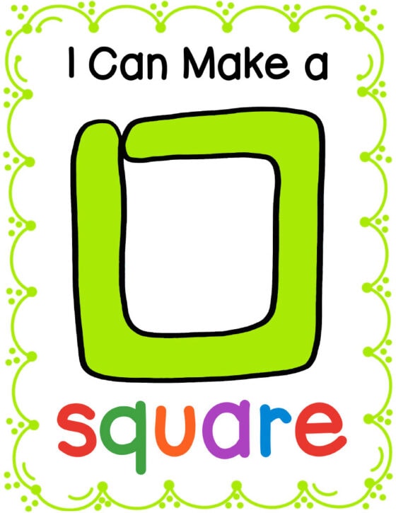 Shape Playdough Mats - Kids Activity Zone