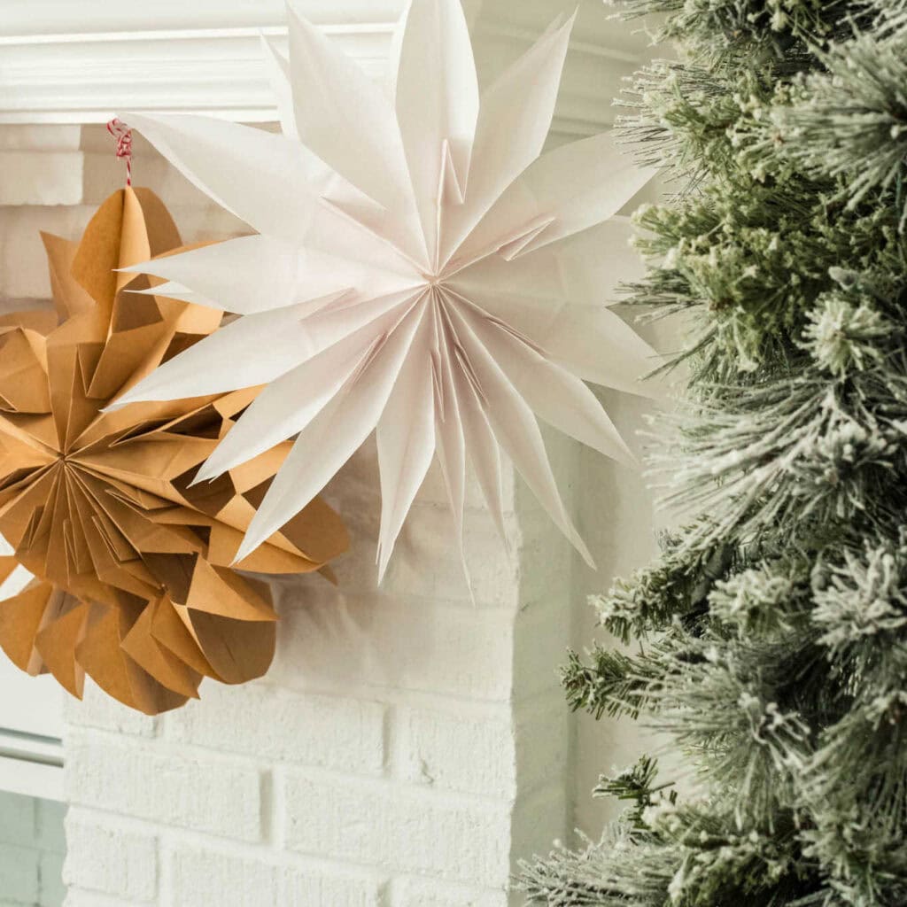 How To Make Paper Bag Snowflakes: Easy Step By Step Guide - Kids ...