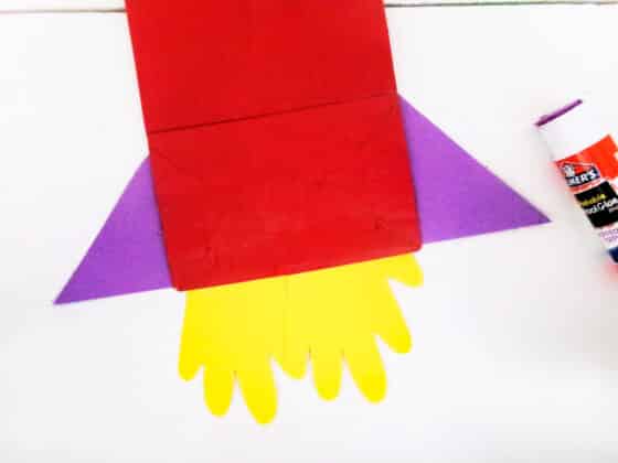 Valentine's Day Paper Bag Rocket Craft - Kids Activity Zone