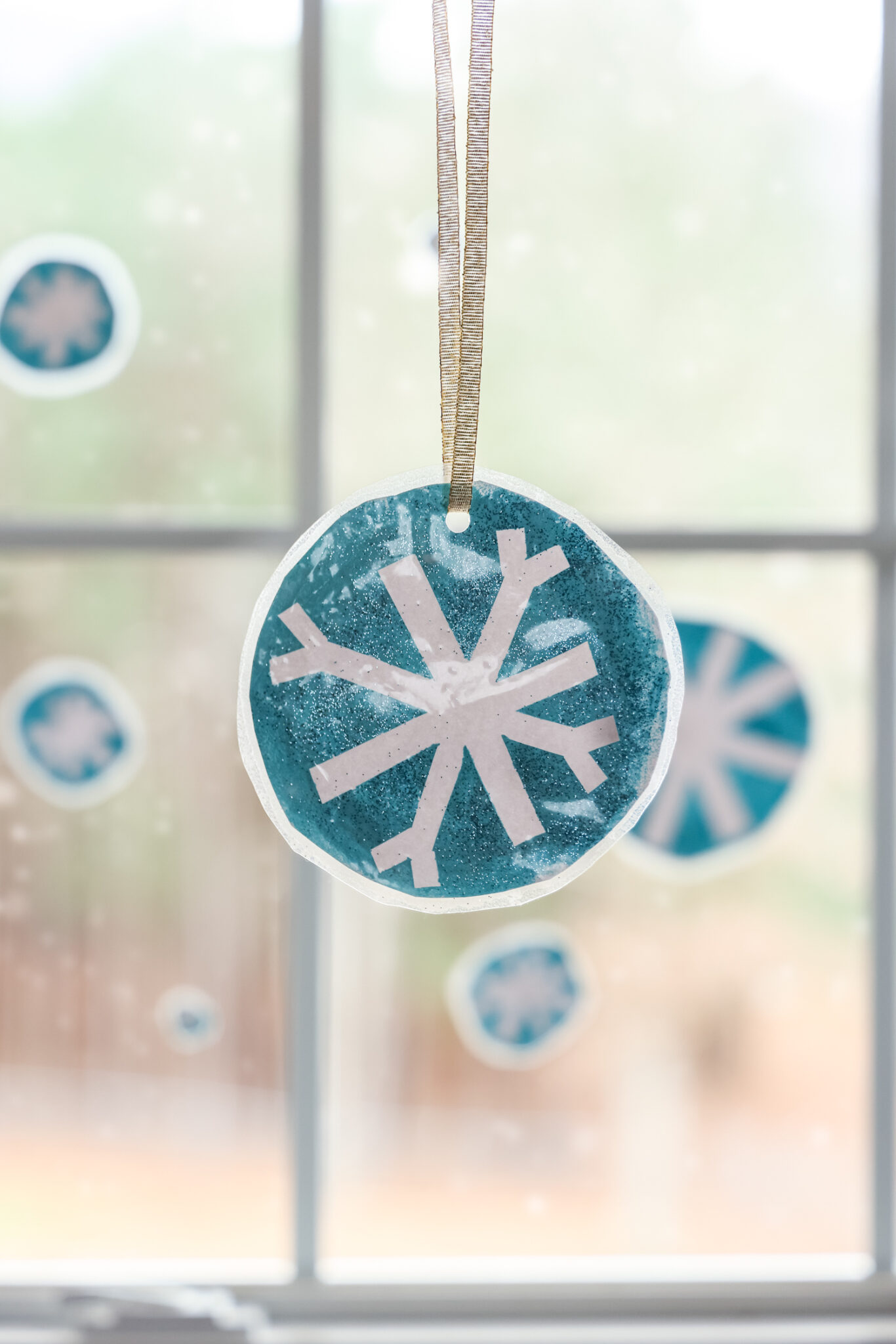 Tape Resist Snowflakes Craft - Kids Activity Zone