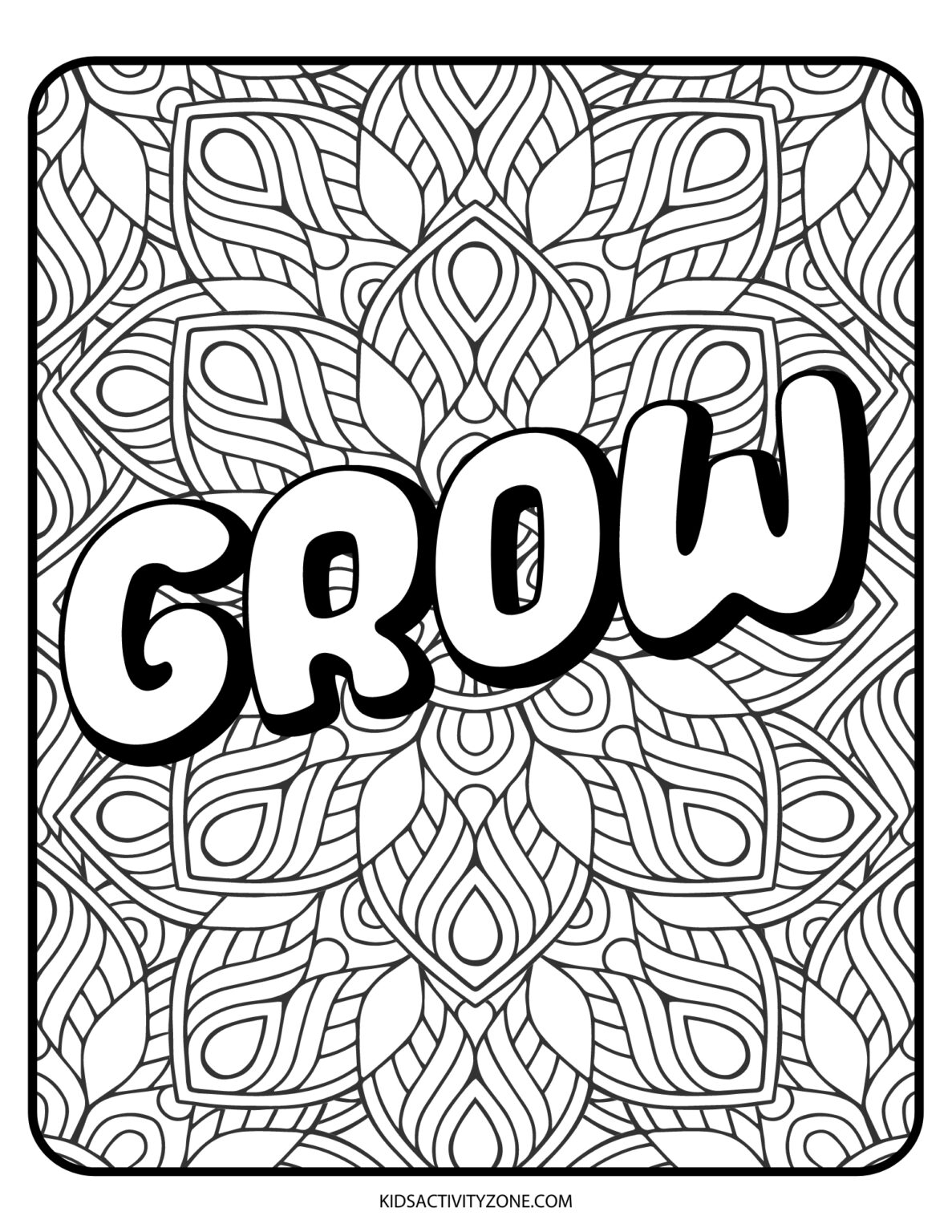 Mindfulness Coloring Pages - Kids Activity Zone