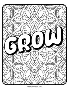 Mindfulness Coloring Pages - Kids Activity Zone