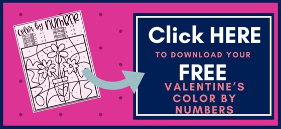 Valentine's Day Color By Number - Kids Activity Zone