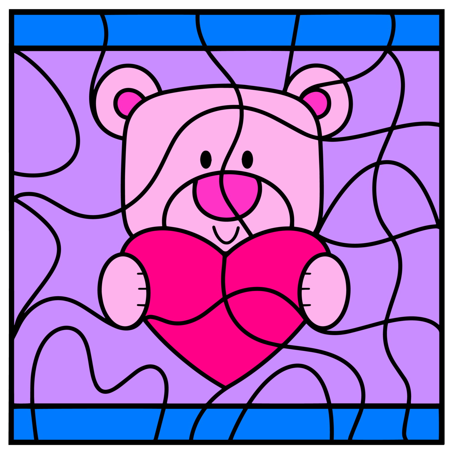 Valentine's Day Color By Number - Kids Activity Zone