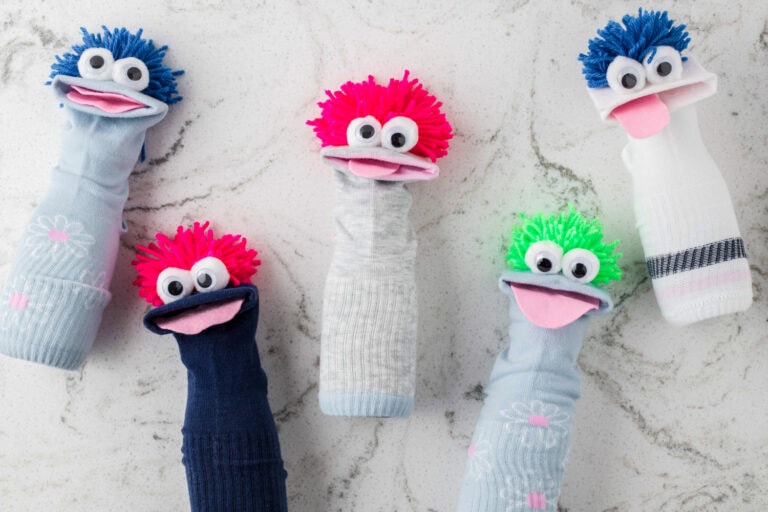 How to Make Sock Puppets (Easy No-Sew Craft for Kids) - Kids Activity Zone