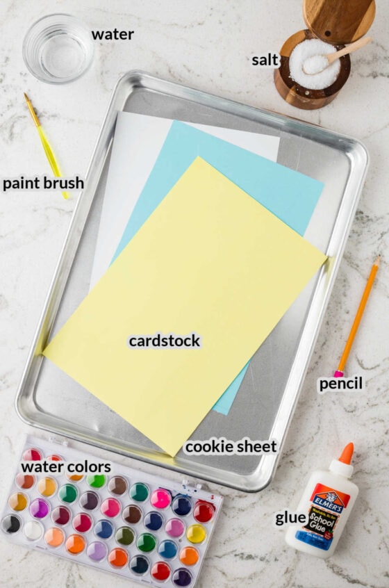 Salt Painting Art - Kids Activity Zone