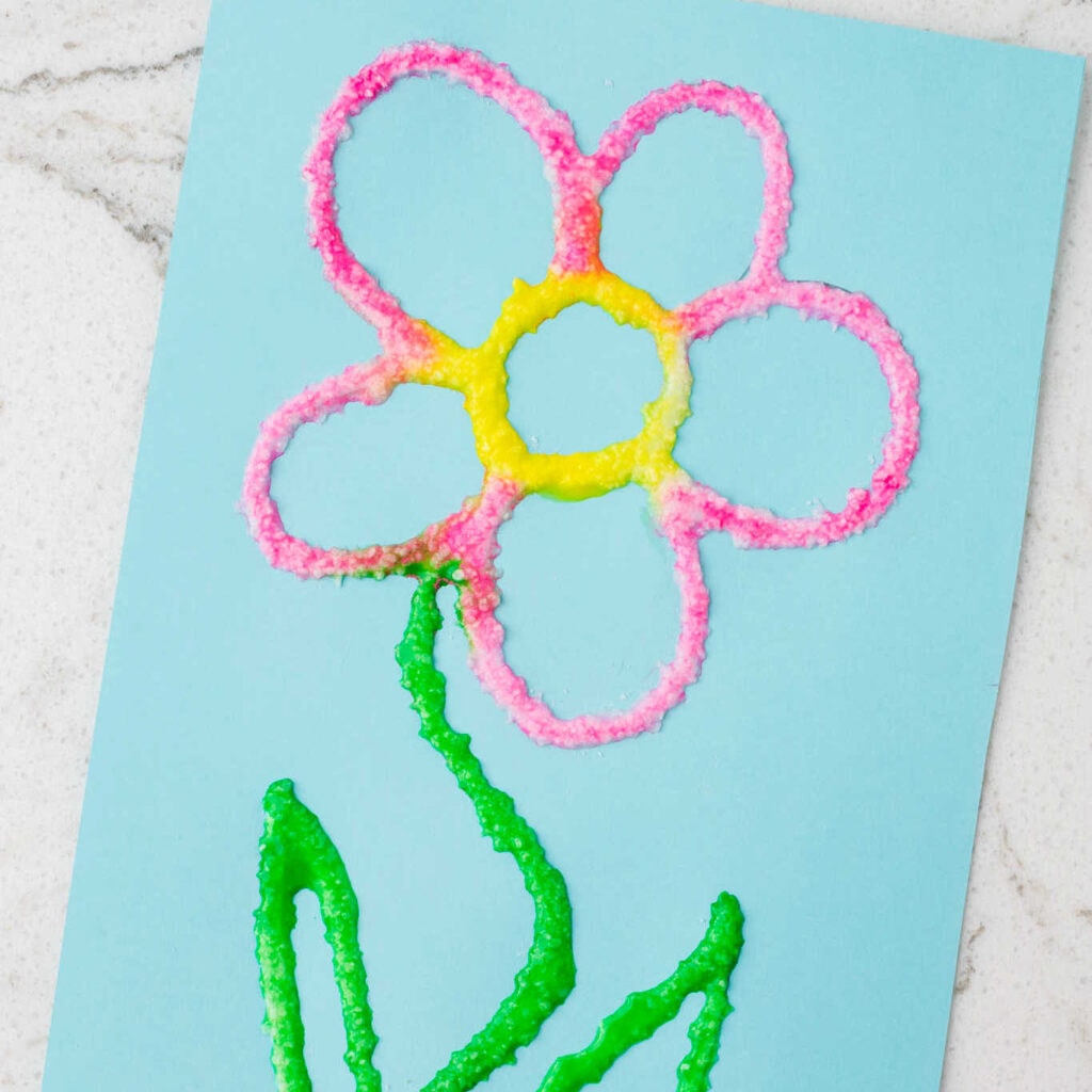 Salt Painting Art - Kids Activity Zone