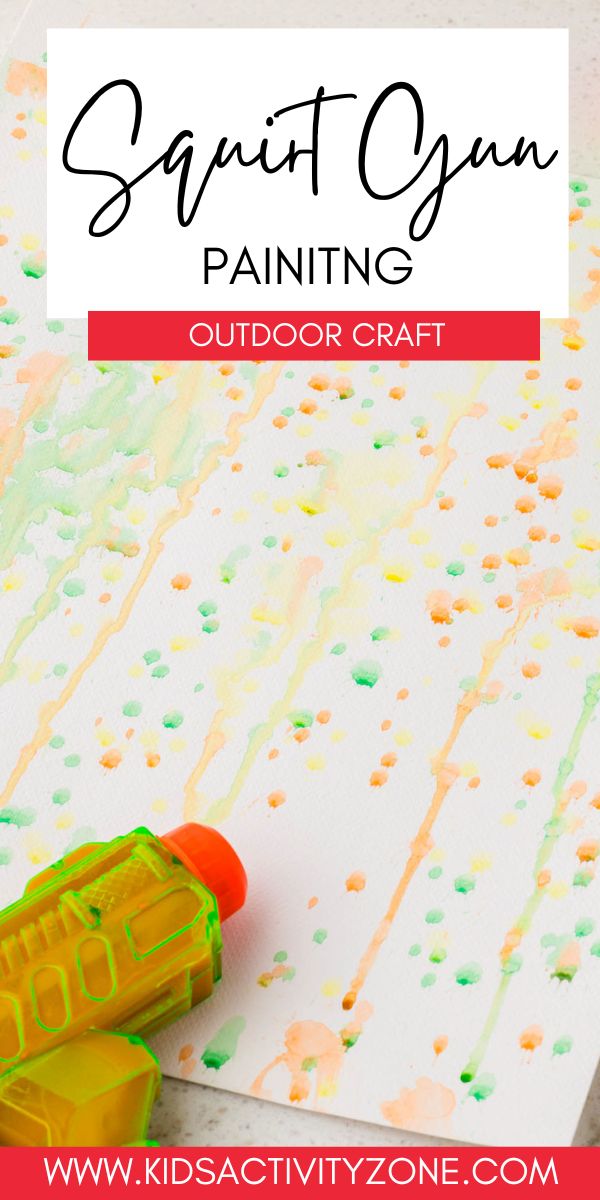 Squirt Gun Painting - Kids Activity Zone