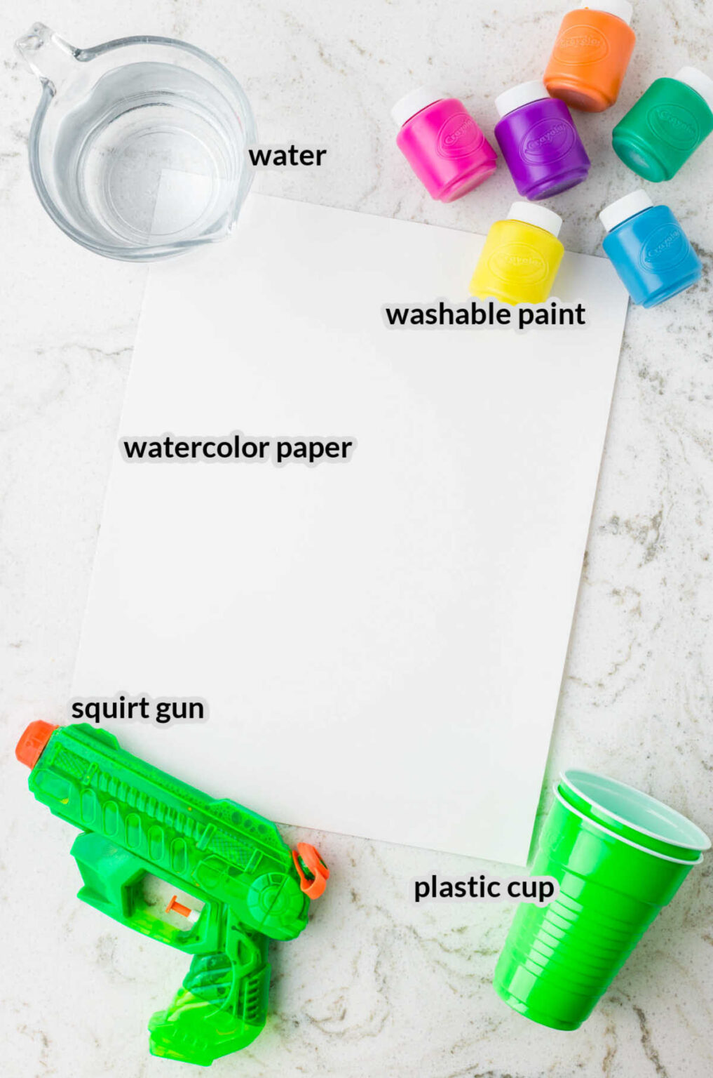 Squirt Gun Painting - Kids Activity Zone
