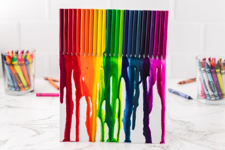 Melted Crayon Art - Kids Activity Zone