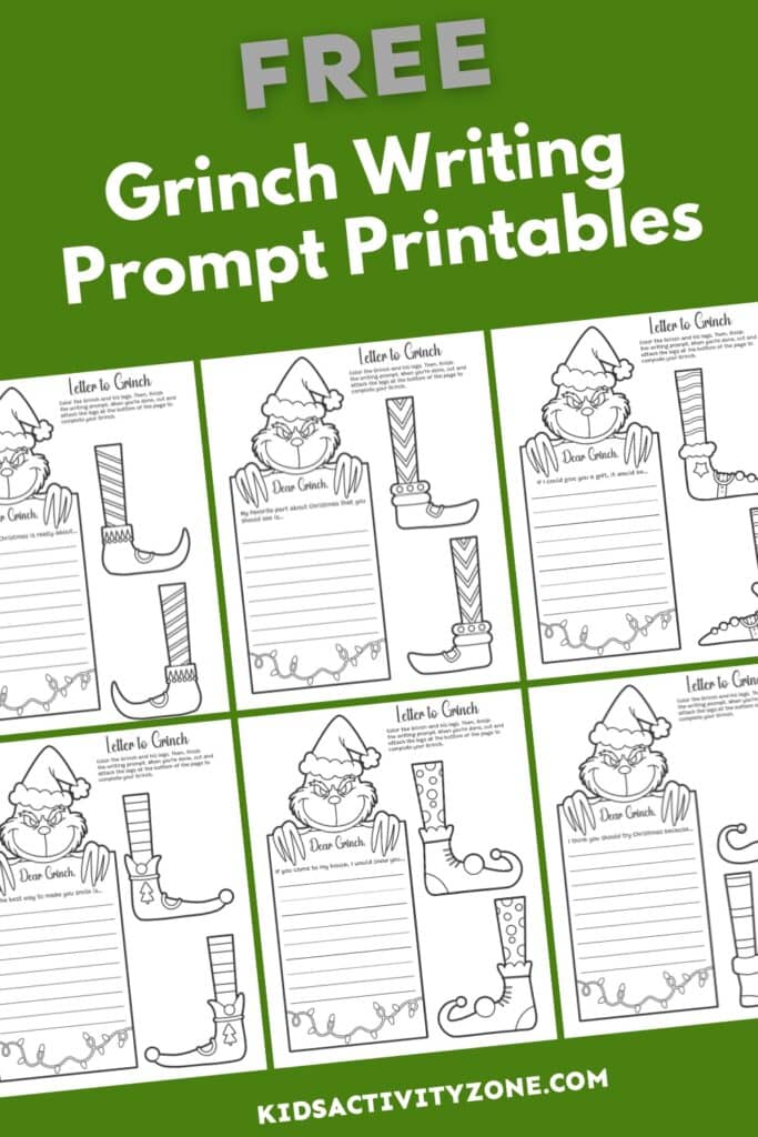Grinch Writing Prompts - Kids Activity Zone