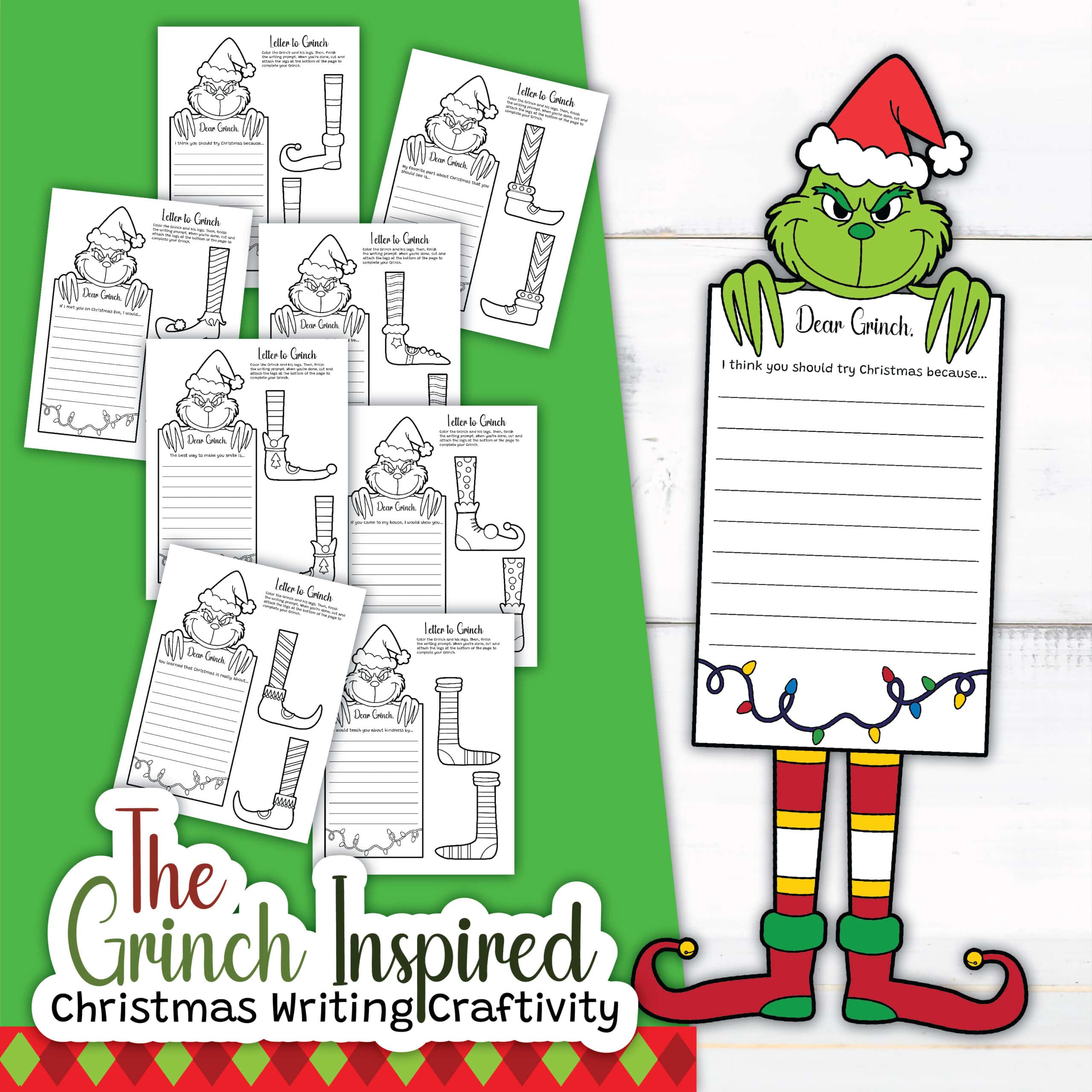 Grinch Writing Prompts - Kids Activity Zone