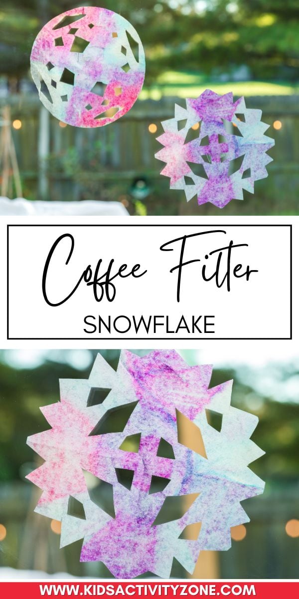 Coffee Filter Snowflakes (Easy Winter Craft!) - Kids Activity Zone