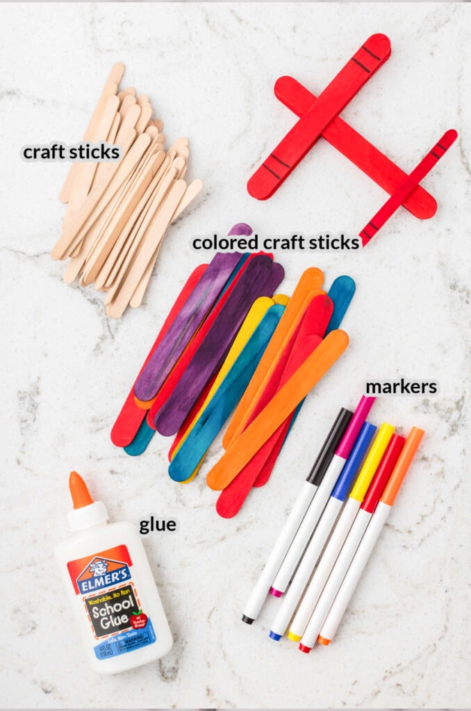 Popsicle Stick Airplanes – Easy Craft Stick Airplane for Kids - Kids ...