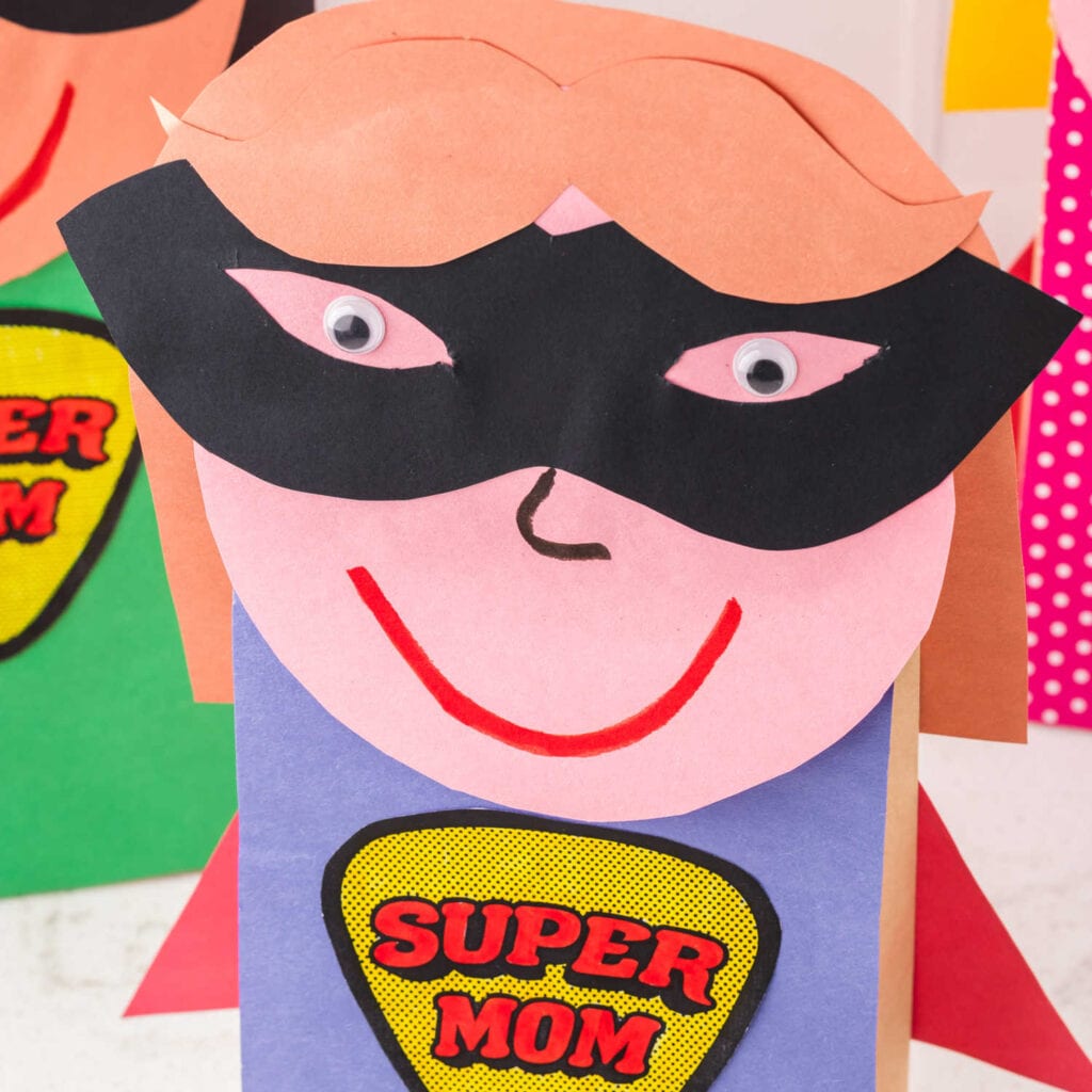 Super Hero Mom Craft - Kids Activity Zone