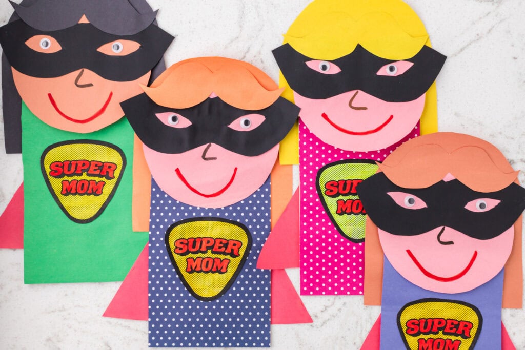 Super Hero Mom Craft - Kids Activity Zone